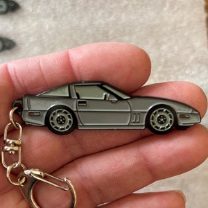 Corvette C4 Coupe Keychains 8 Colors Available Enamel on Metal - Etsy