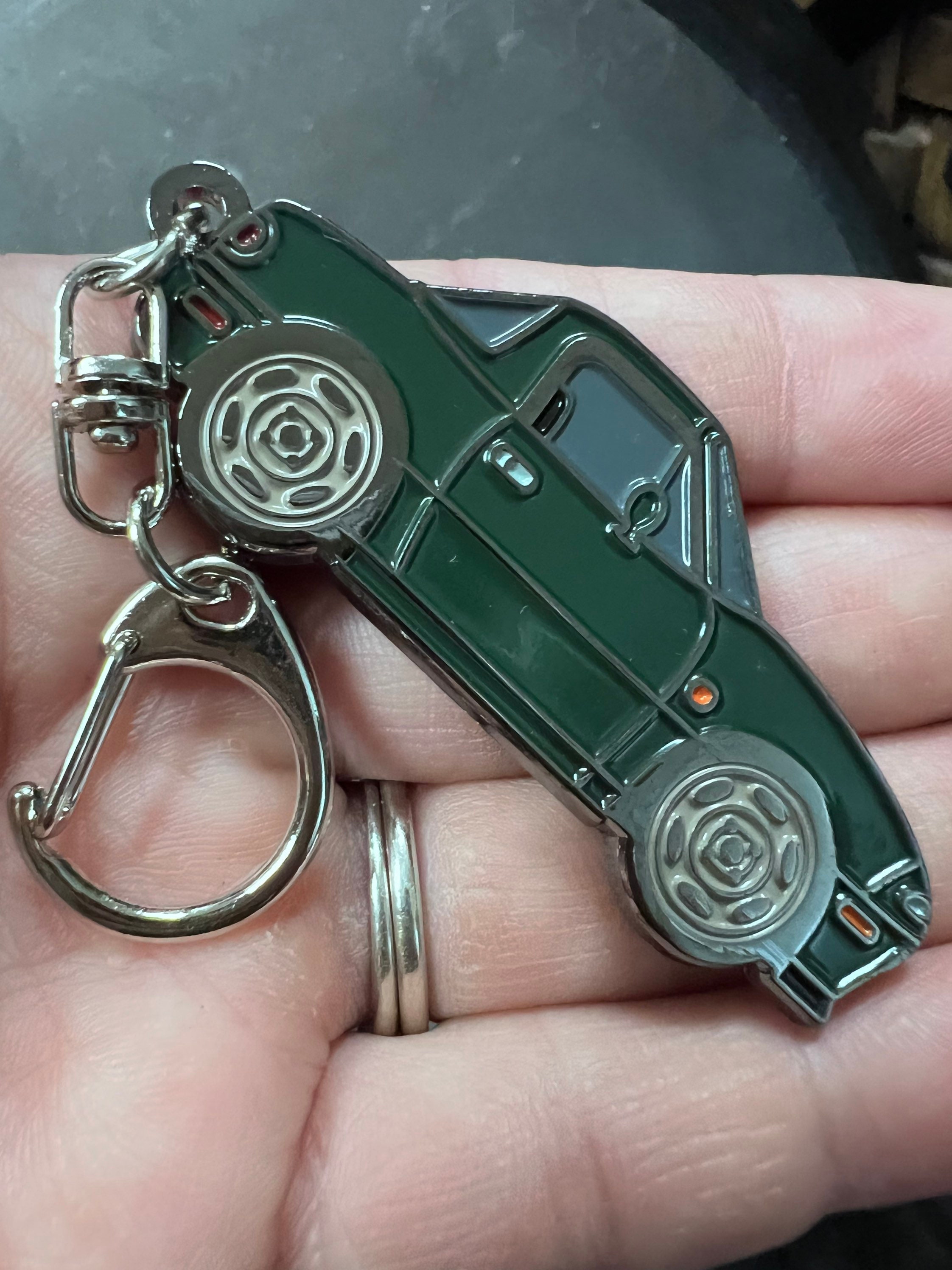 NA Miata MX5 BRG Hardtop Keychain British Racing Green Auto Baked ...
