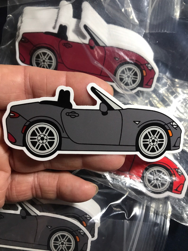 Mazda Miata STICKER ND Mk4 Roadster Convertible Available in 5 - Etsy