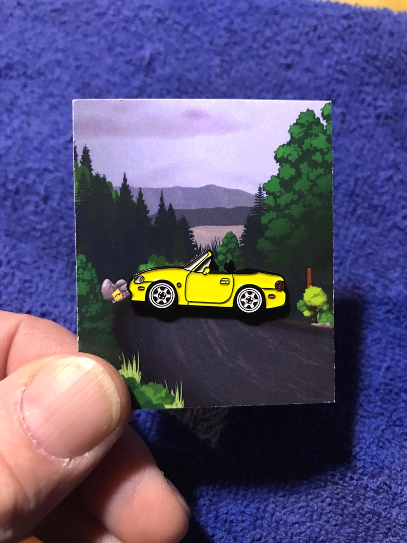 NB Mazda Miata Lapel/hat Enamel Auto Pins NB Generation - Etsy