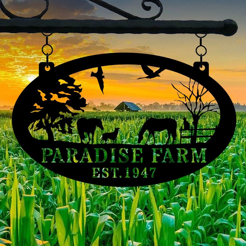 Entrance Farm Sign - Etsy