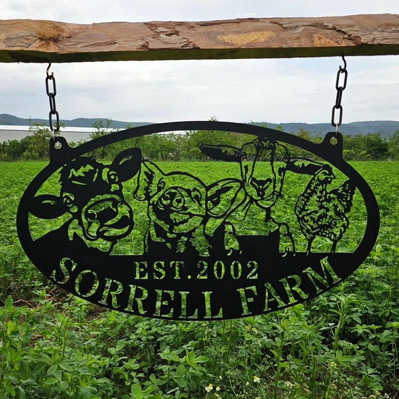 Metal Farm Signs - Etsy