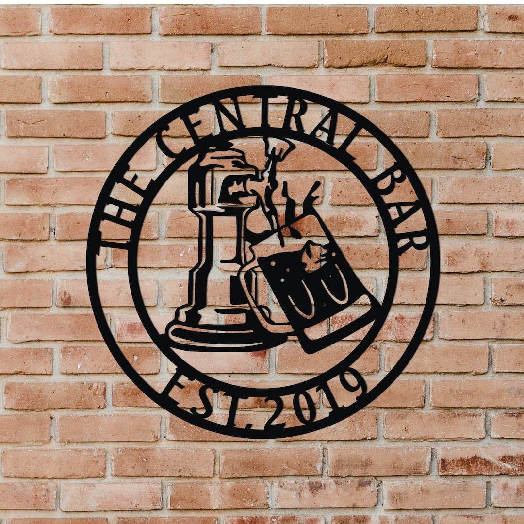 Beer Tap Sign, Brewery Sign, Beer Sign, Bar Decor, Brauerei Zeichen ...