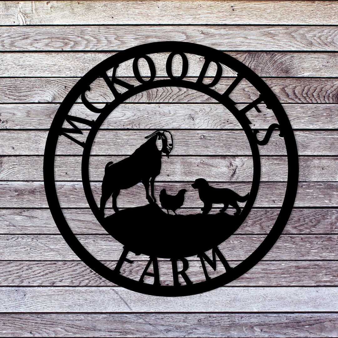 Boer Goat Farm Sign Chicken and Goat Farm Signs Goat Farm - Etsy
