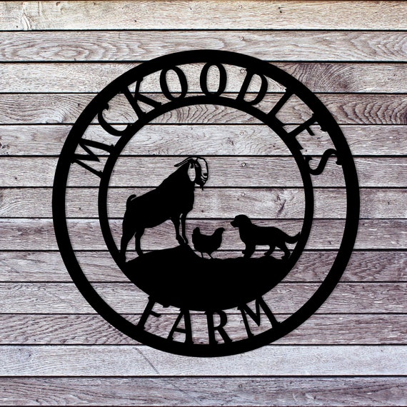 Boer Goat Farm Sign Chicken and Goat Farm Signs Goat Farm - Etsy España