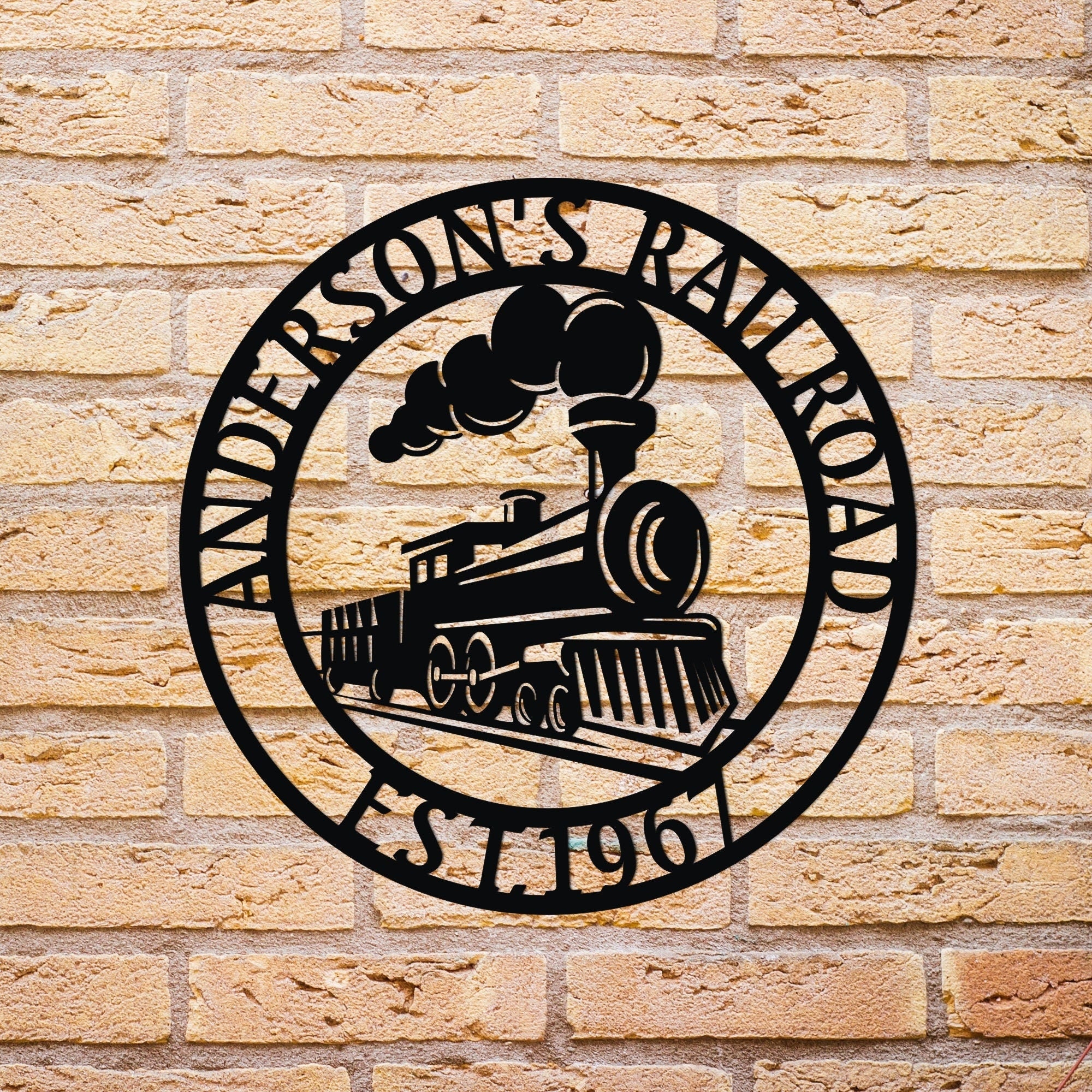 Railroad Signs Railway Sign Train Sign Train Room Train - Etsy Australia