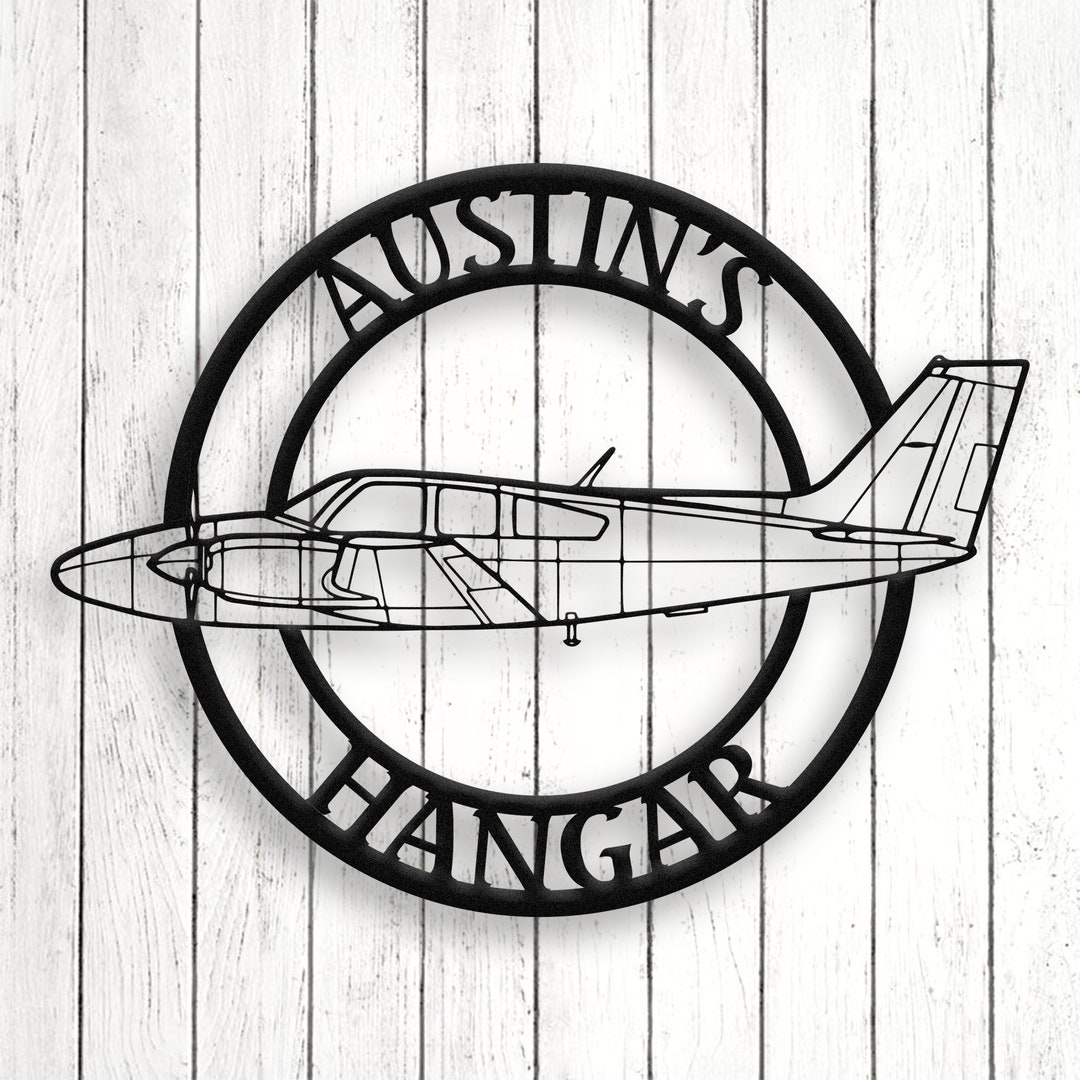 Beechcraft 95 B55 Baron Airplane Sign, Beechcraft Airplane, Airplane ...