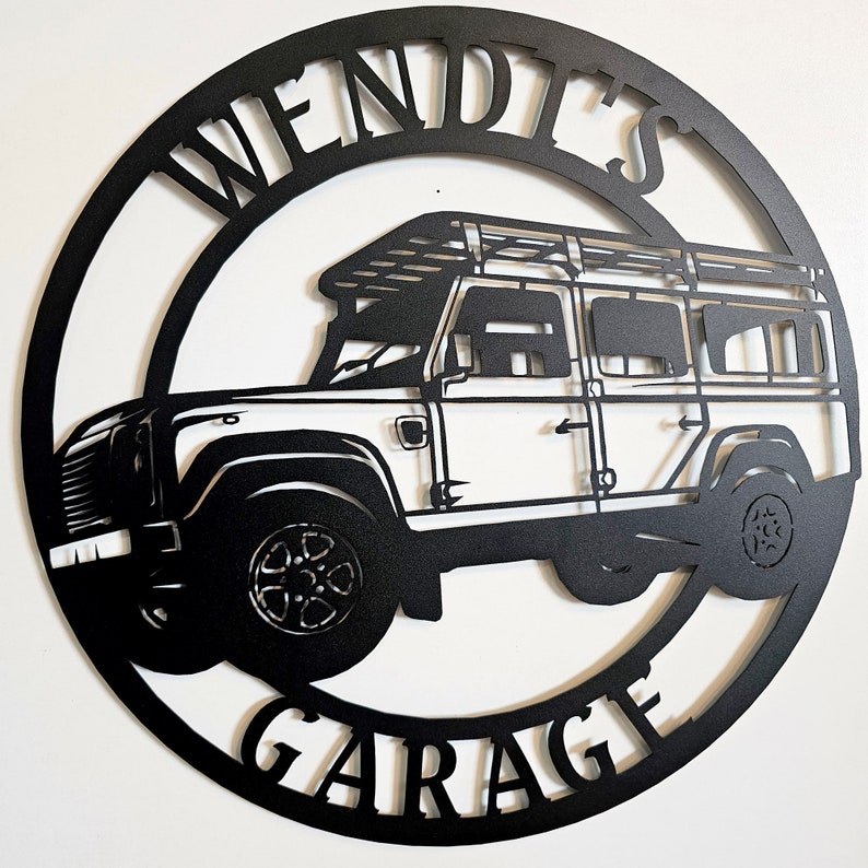 Personalized 1989 Land Rover Defender Metal Garage Sign - Etsy
