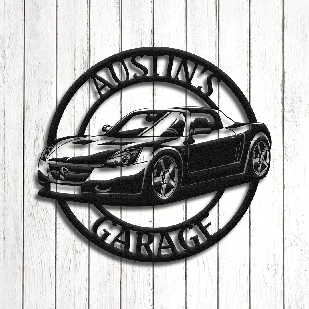 Opel Speedster Turbo 3 Metal Sign, Opel Accessories, Opel Garage, Opel ...
