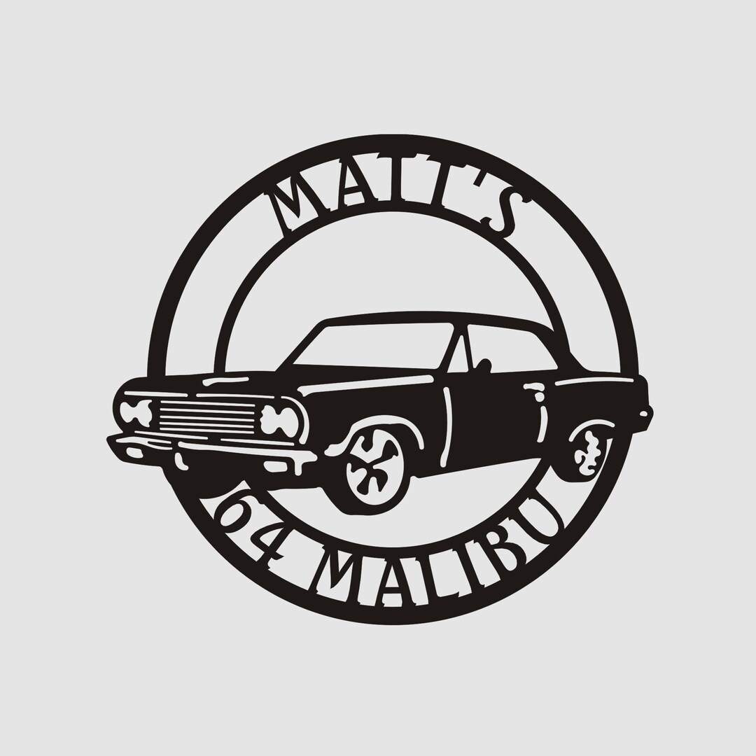 1964 Chevy Chevelle Metal Garage Sign: Classic Car Art - Etsy