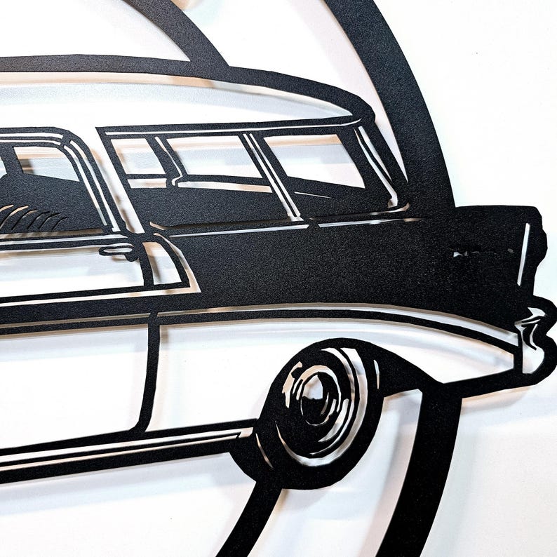 1956 Nomad Metal Sign: Classic Car Art, Garage Decor - Etsy