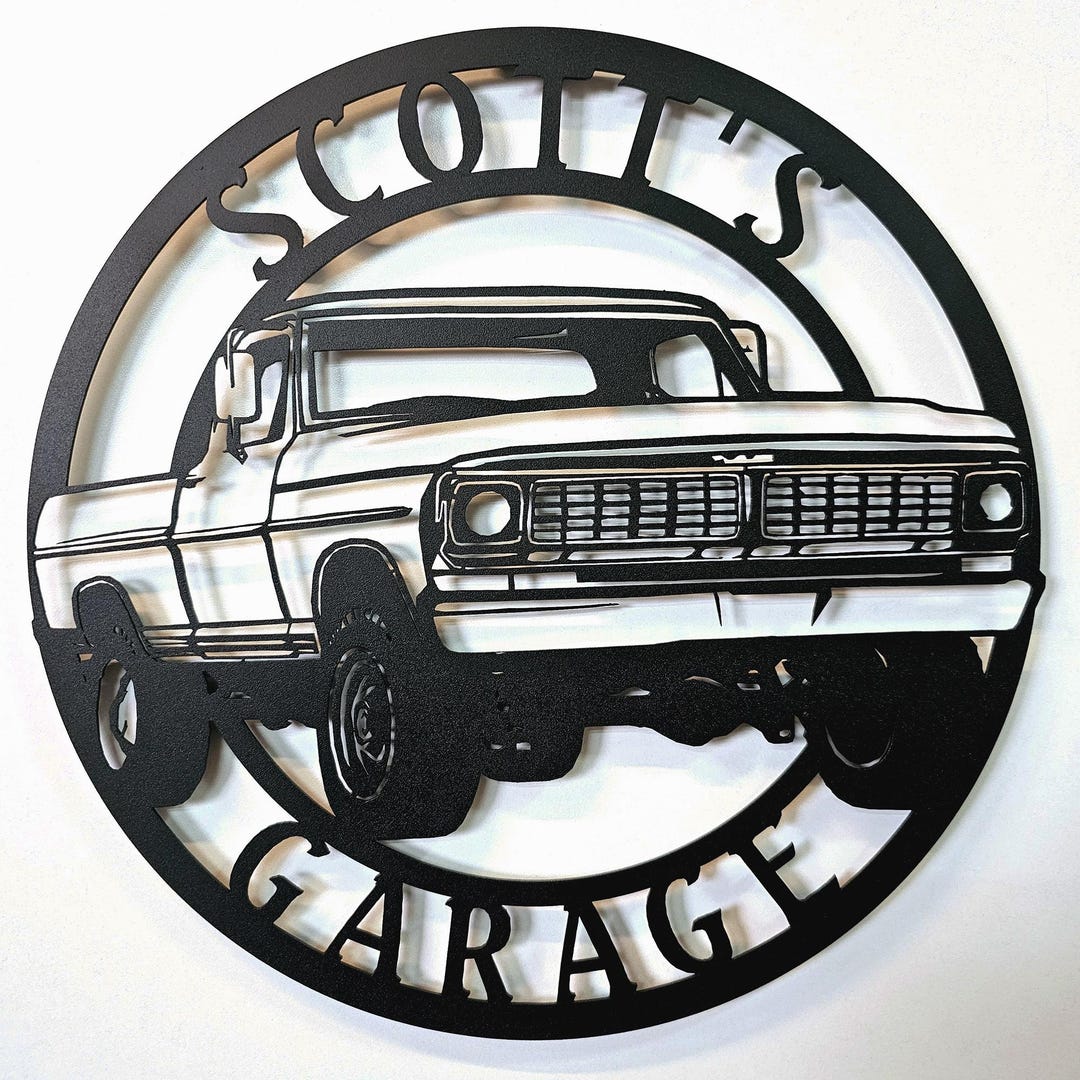 1970 Ford F-150 Ranger Metal Sign: Custom Garage Wall Art - Etsy