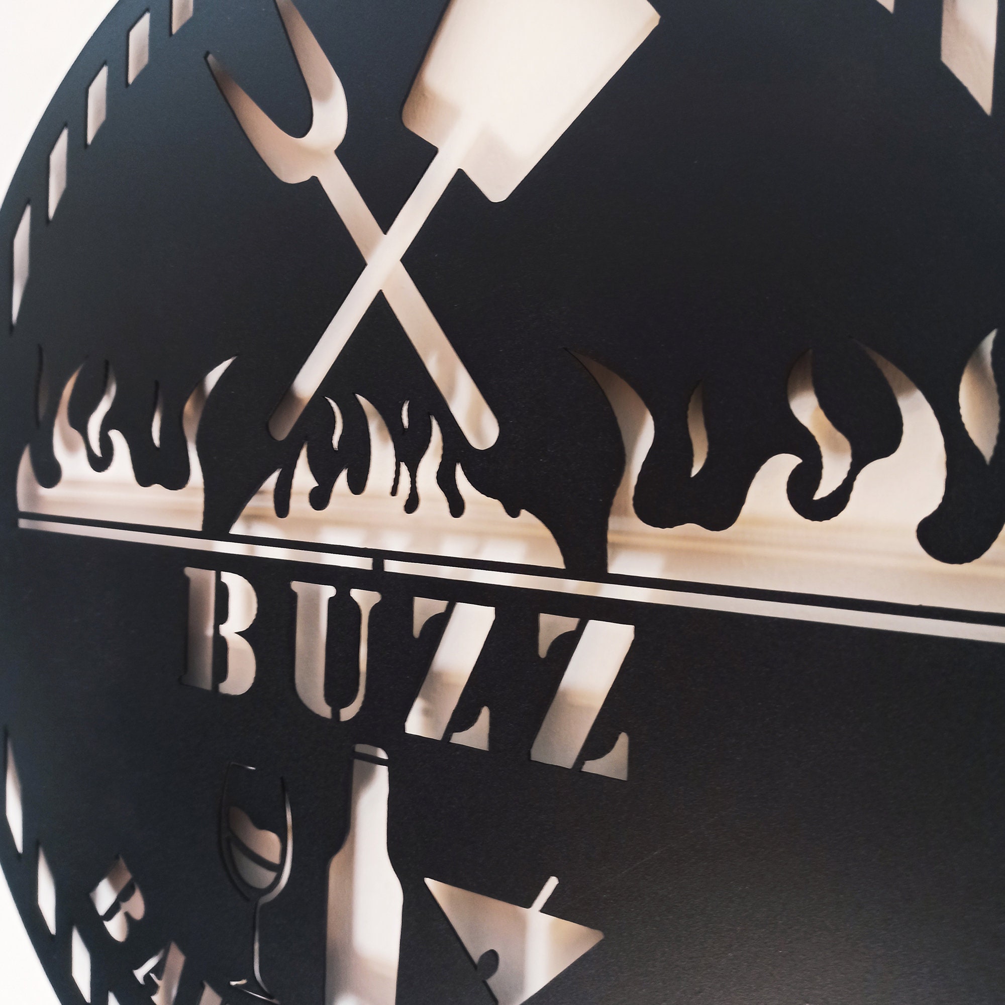 Personalized BBQ Sign Outdoor Kitchen Sign Custom Sign Pit - Etsy