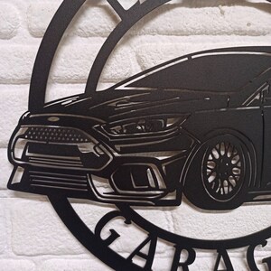 Focus RS Metal Sign, Garage Sign, Car Sign, Ford Focus MK2, Focus ...