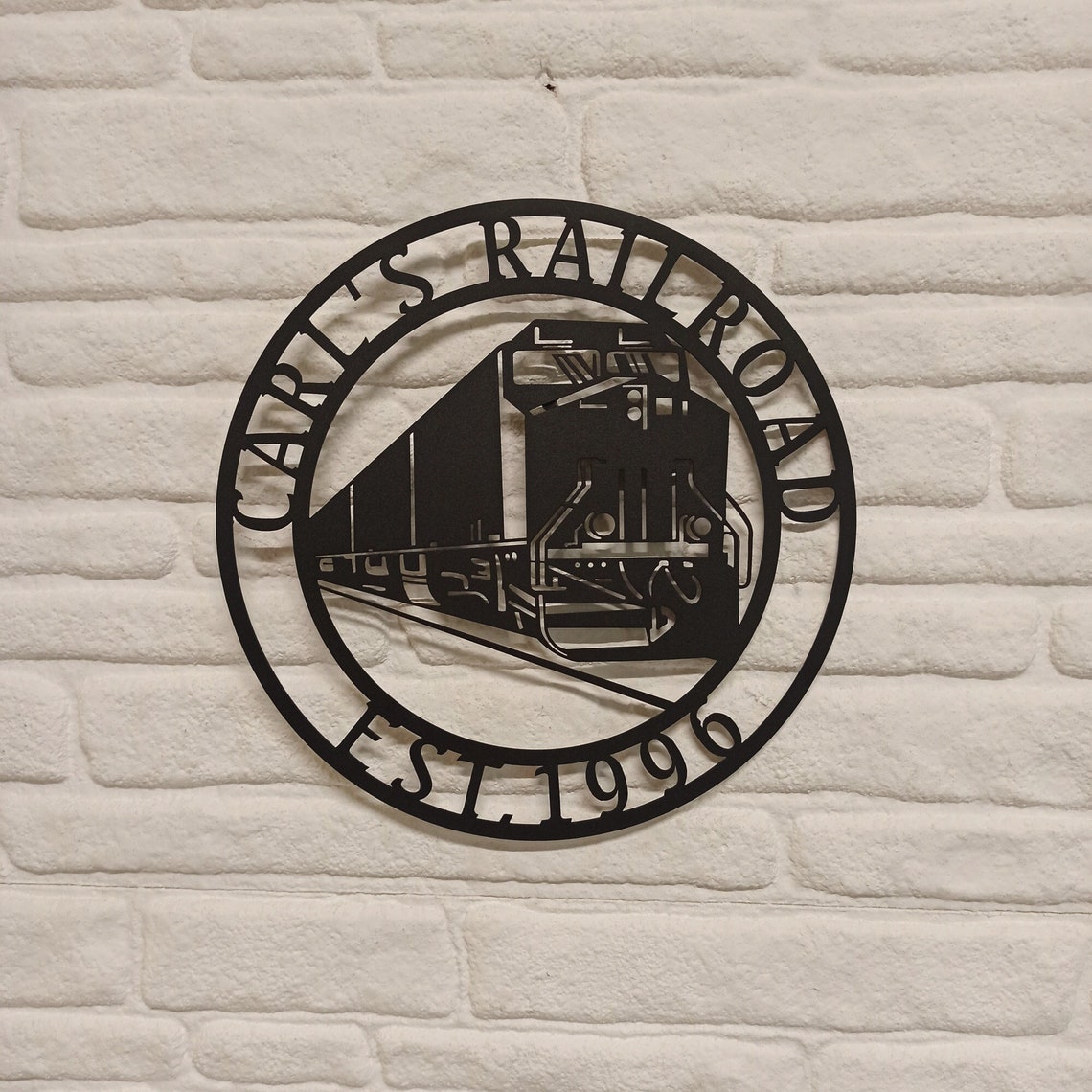 Railroad Signs Railway Sign Train Sign Train Room Train - Etsy