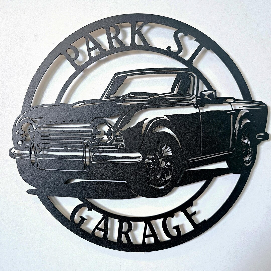 Triumph TR4 Metal Sign, Triumph Sign, Garage Sign, Triumph Accessories ...