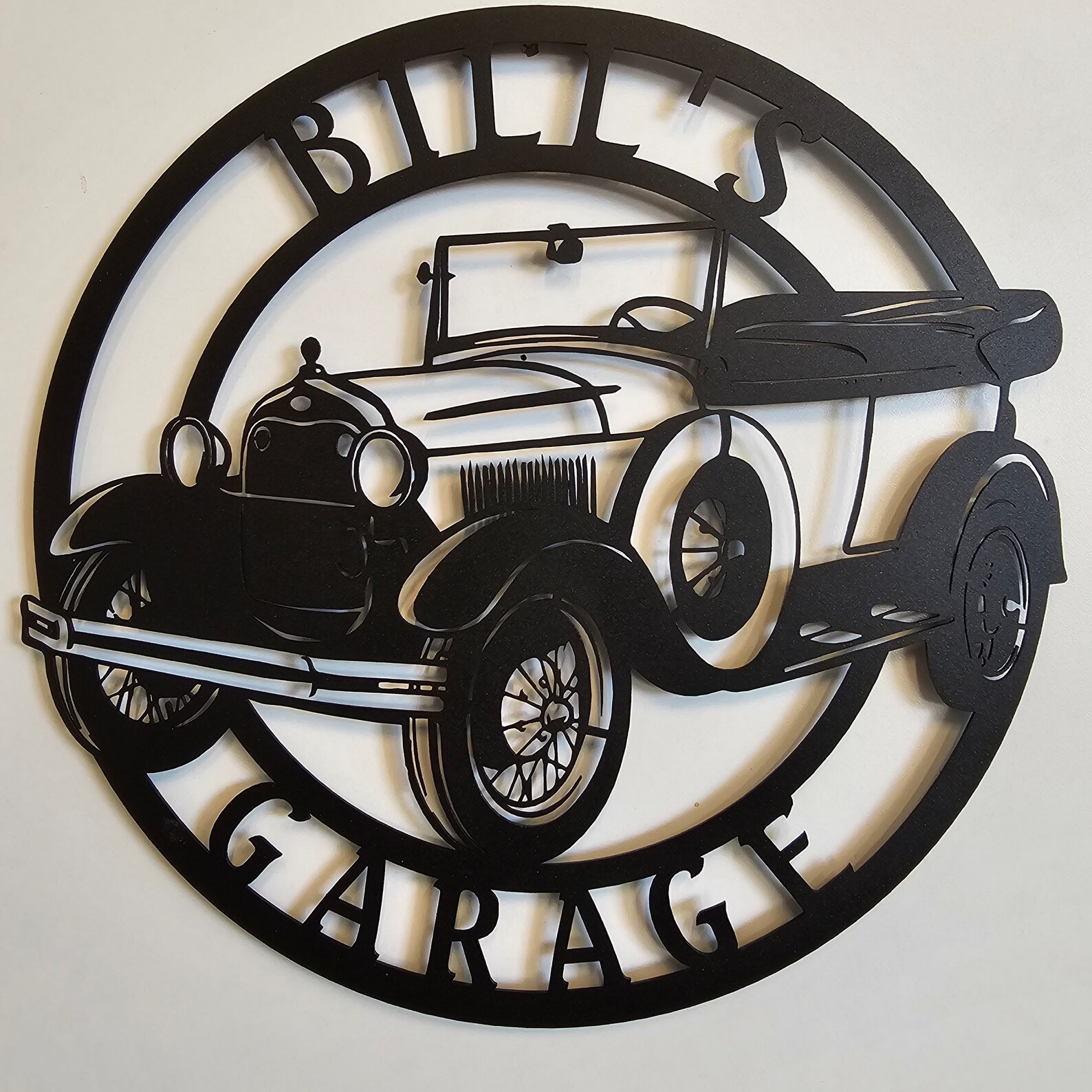 Ford Model A Metal Garage Sign: Vintage Car Decor - Etsy
