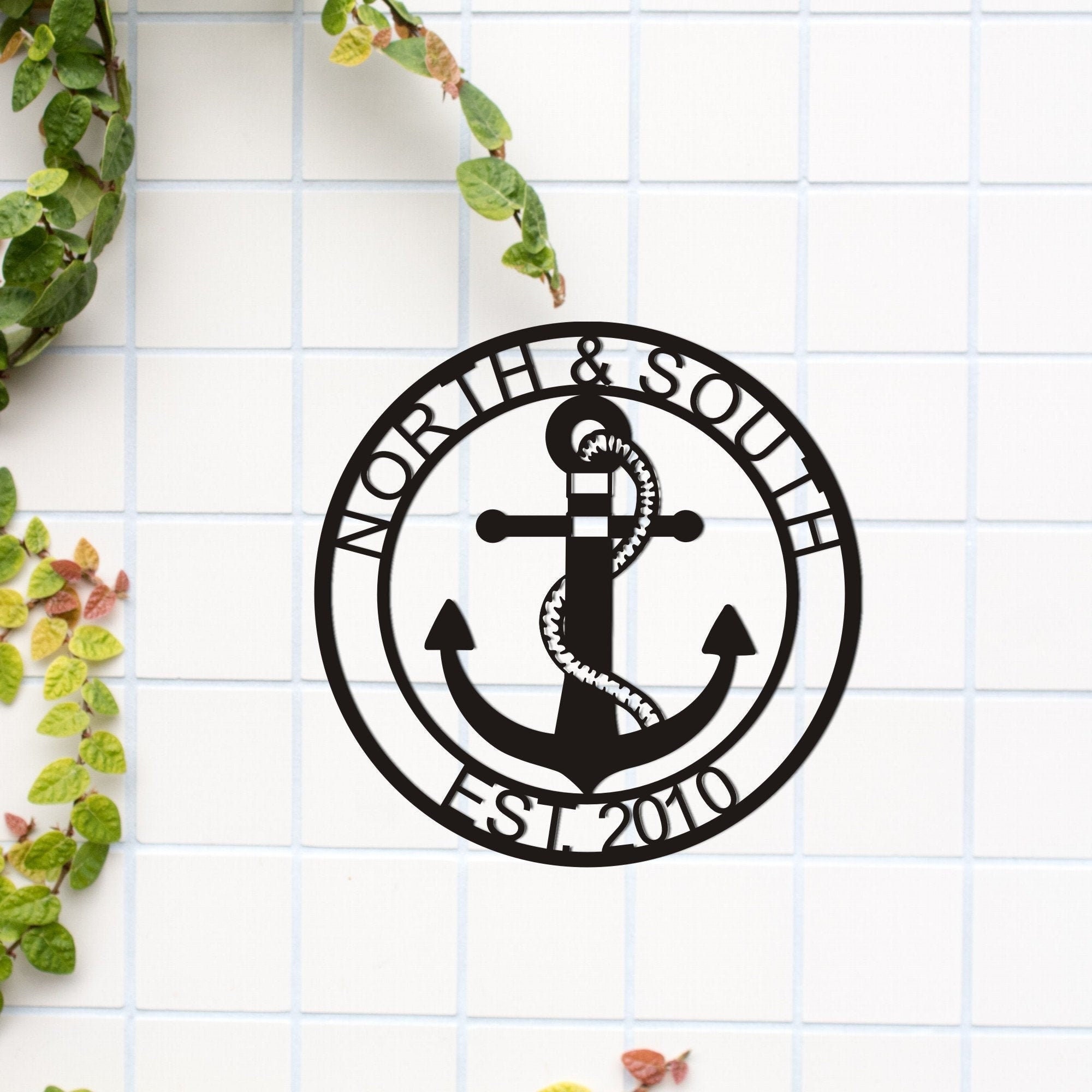 Anchor Sign Nautical Decor Beach Decor Nautical Sign - Etsy