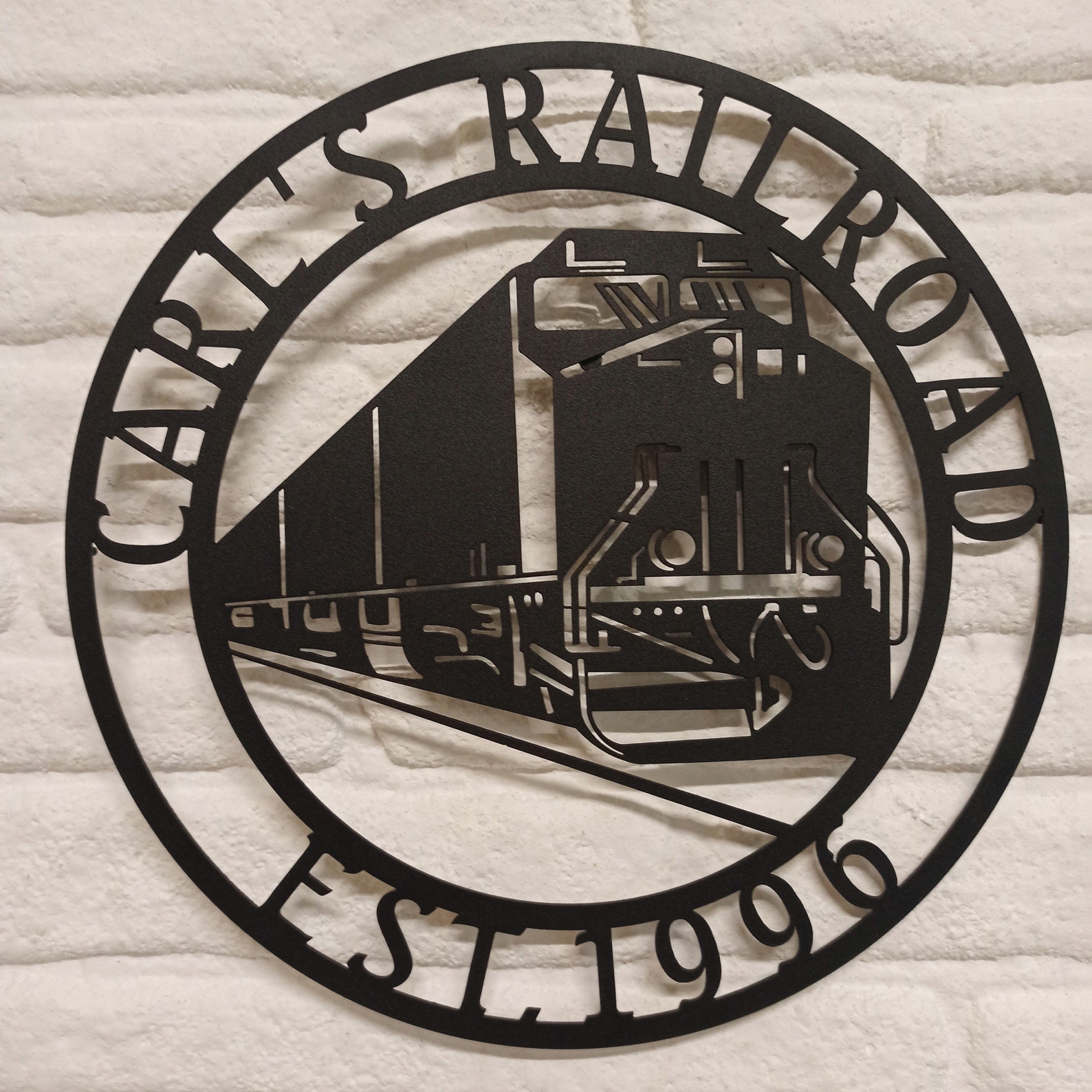 Railroad Signs Railway Sign Train Sign Train Room Train - Etsy