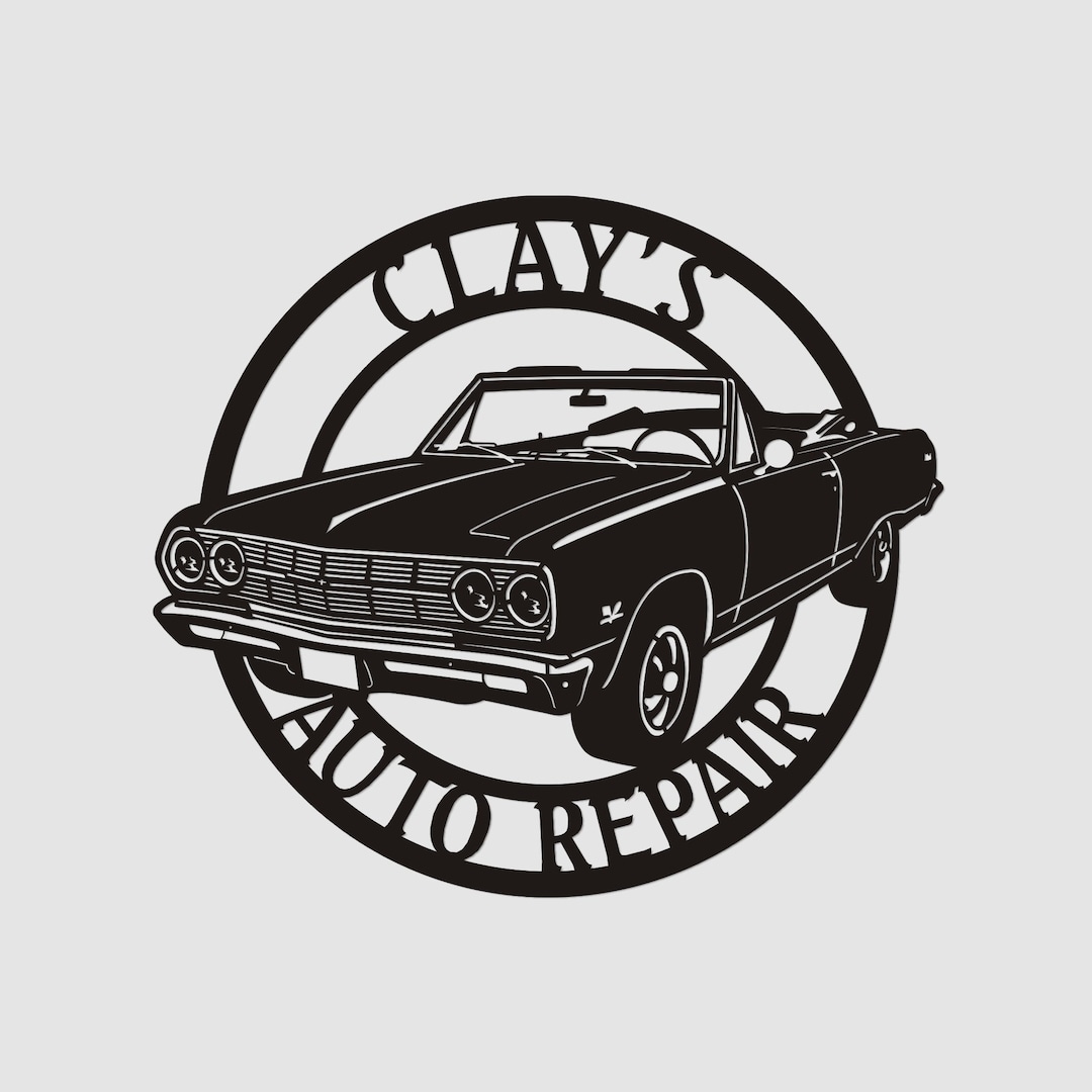 1965 Chevrolet Chevelle SS Convertible Sign, Chevelle Art, Car Sign ...