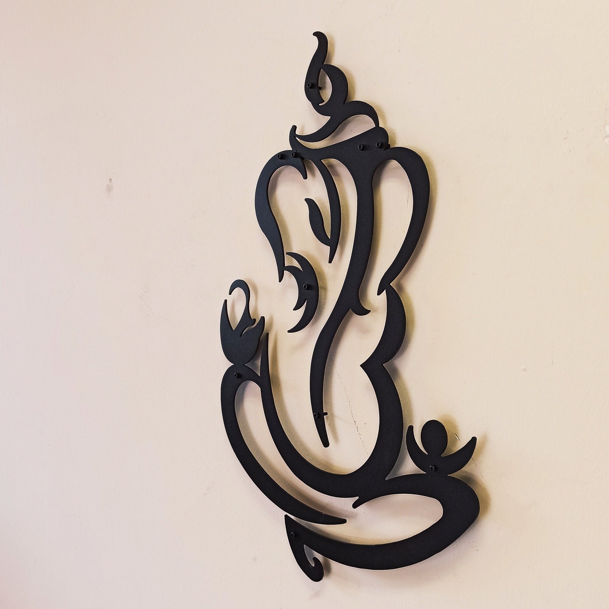 Ganesha Metal Wall Art Abstract Metal Wall Metal Wall - Etsy