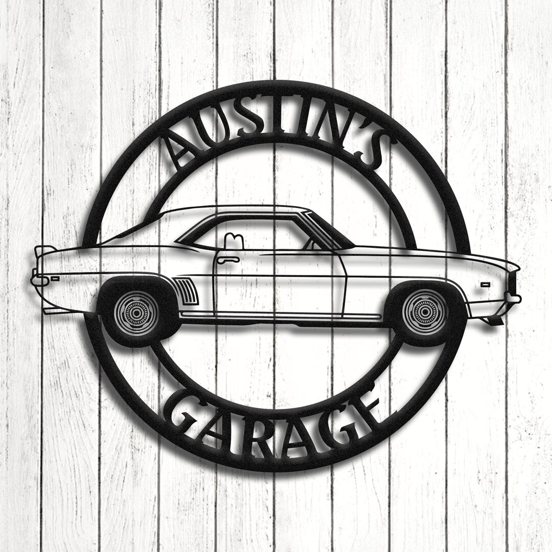 1969 Camaro Side Metal Sign, Chevrolet Sign, Garage Sign, Chevrolet ...