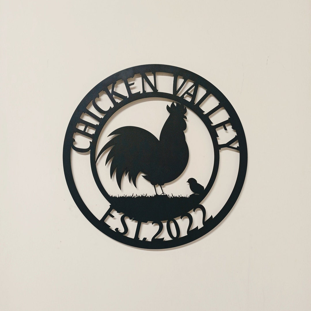 Chicken Coop Signs, Hen House Sign, Chicken Farm, Farm Metal Sign ...