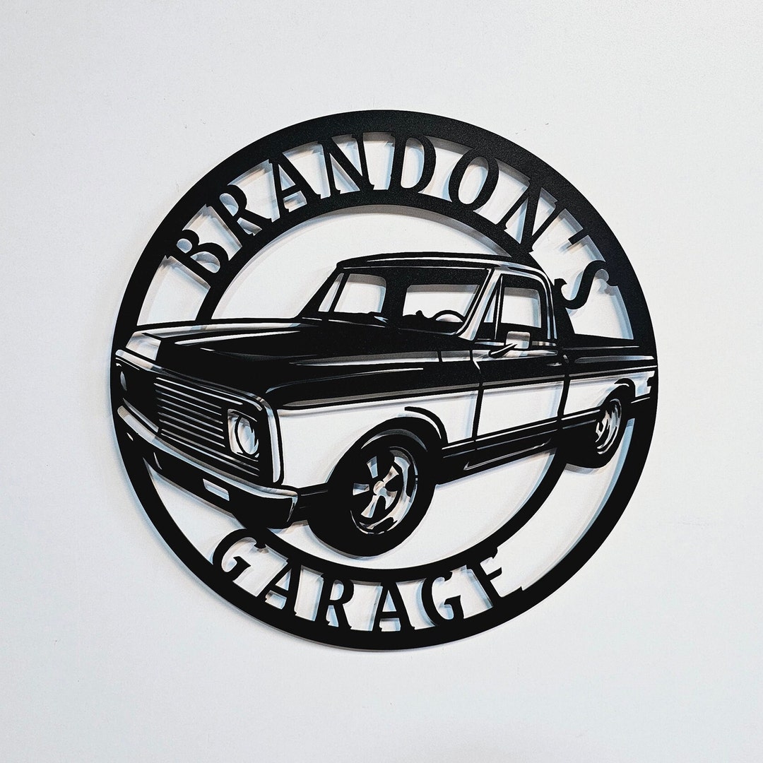 1971 Chevrolet S10 Metal Sign, Chevrolet Sign, Garage Sign, Chevy S10 ...