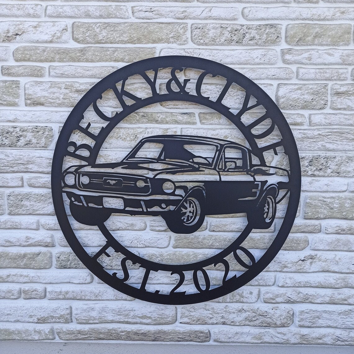 Ford Mustang Metal Sign 1968 Mustang Garage Sign Car Sign - Etsy