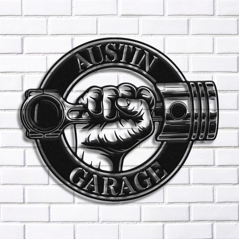 Auto Repair Mechanic Sign: Steel Garage Decor - Etsy