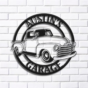 3100 Metal Garage Sign, Truck Decor - Etsy