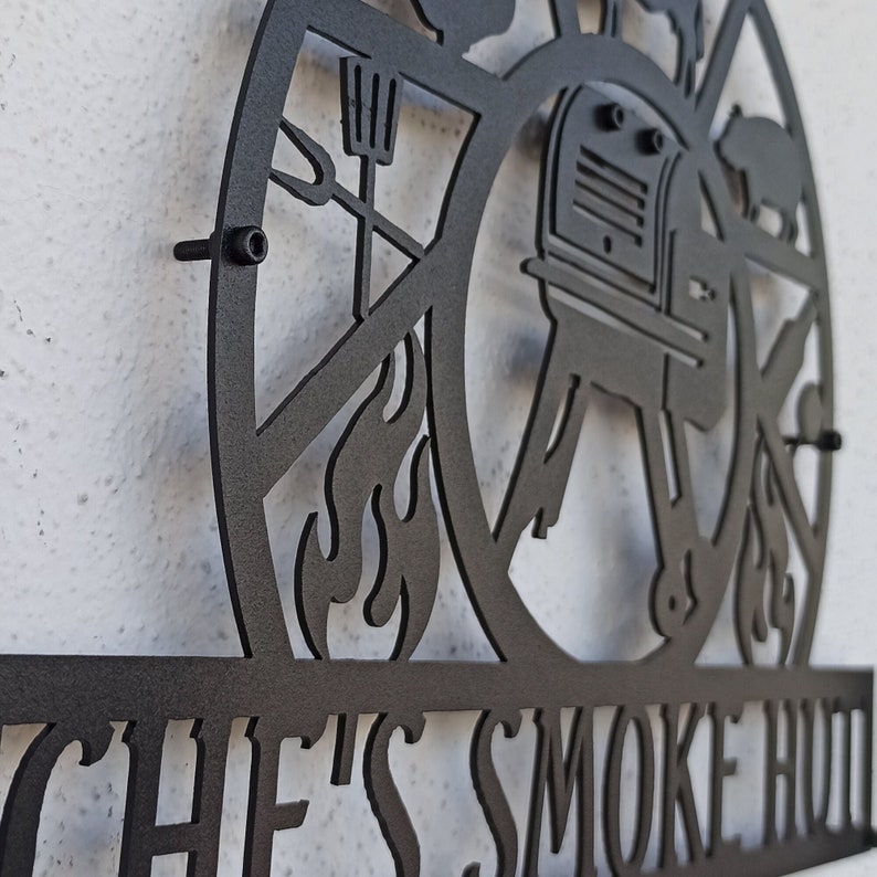 Personalized BBQ Sign, Outdoor Kitchen Sign, Custom Sign, Pit Master ...