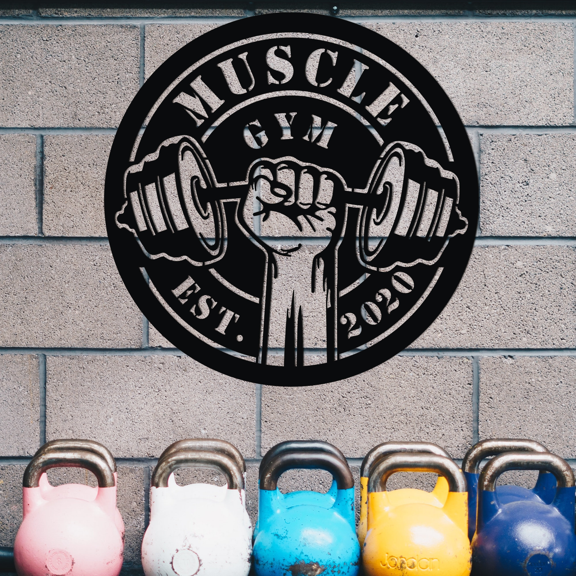 Custom Metal Gym Sign Gym Sign Personalized Home Gym Sign | Etsy