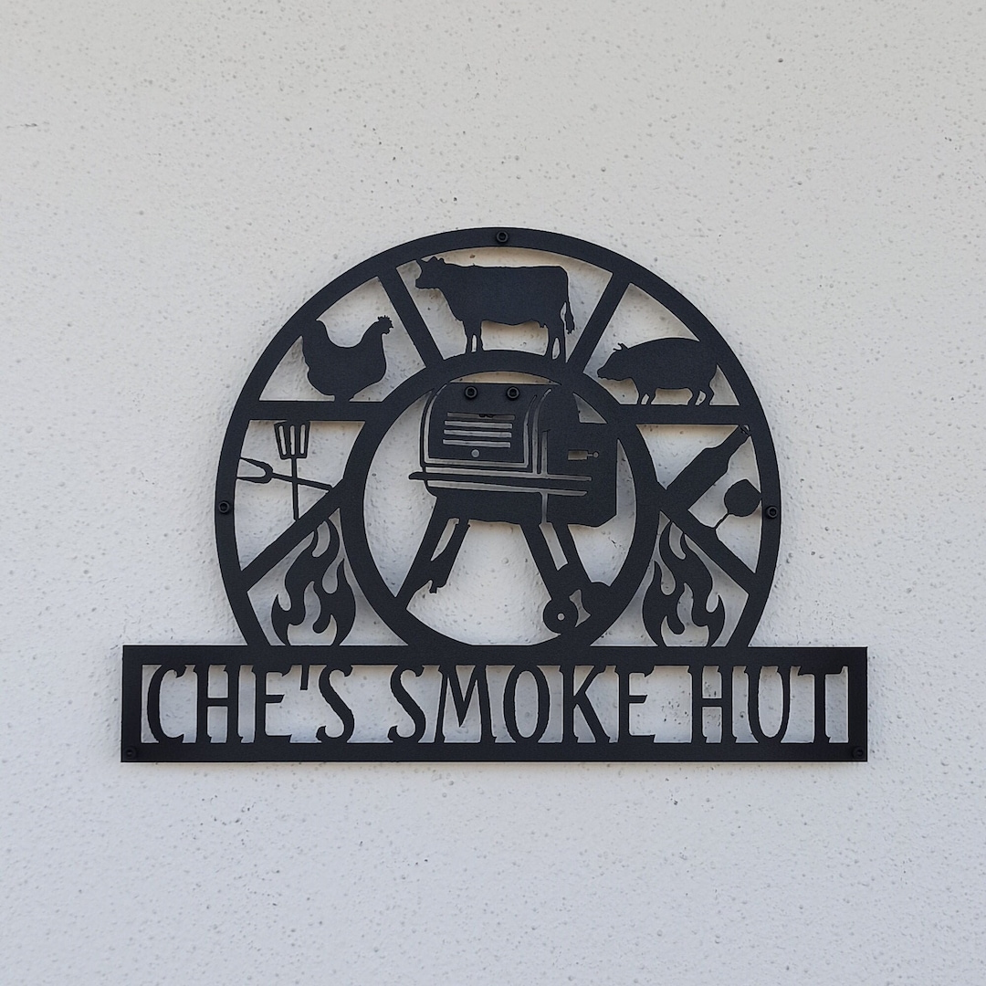 Personalized BBQ Sign, Outdoor Kitchen Sign, Custom Sign, Pit Master ...