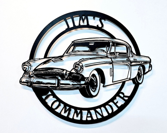 Studebaker Hawk, Classic Car Art, Cruising the Coast, Old Red Car ...