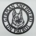 German Shepherd Sign, Dog Sign, Personalized Dog Sign, Pet Sign, Custom ...