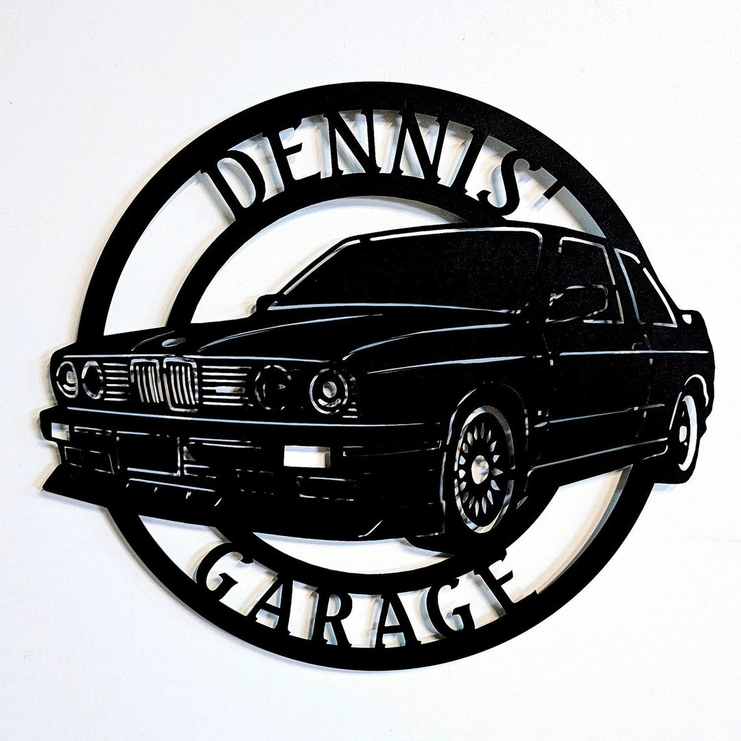 Bmw E30 Metal Sign, E30 Sign, Bmw Garage, Bmw Wall Art, Bmw Accessories ...
