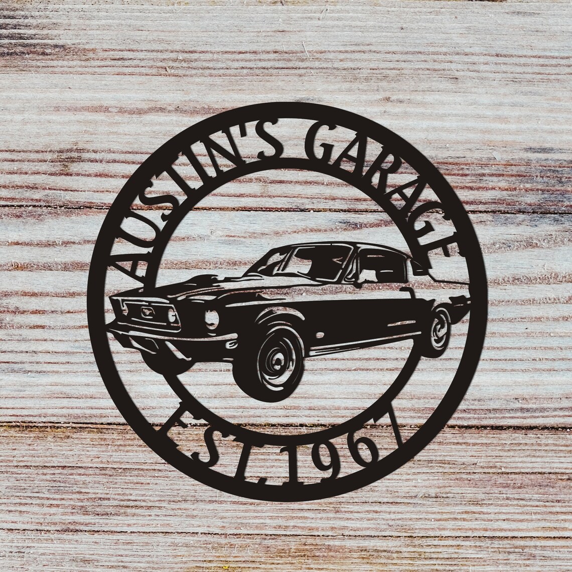 Ford Mustang Metal Sign 1967 Mustang Garage Sign Car Sign - Etsy