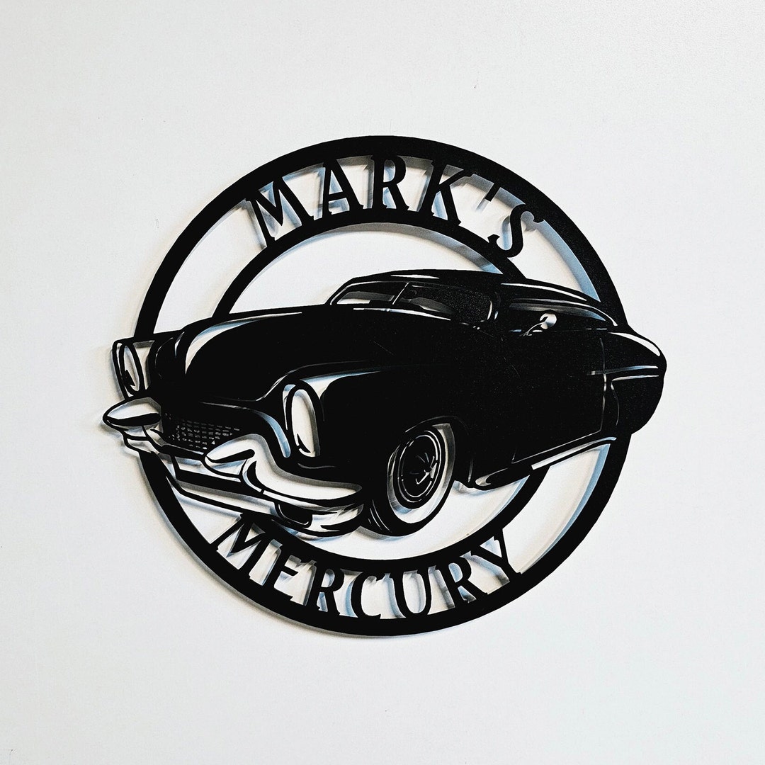 1950 Mercury Hardtop Metal Sign, Mercury Sign, Mercury Sign, Mercury ...