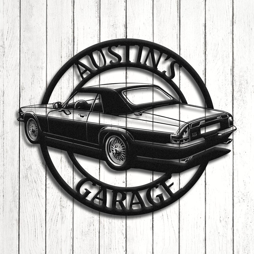 Jaguar XJS Metal Sign, Garage Sign, Car Sign, Jaguar Sign, Jaguar ...