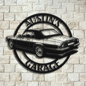 Jaguar XJS Metal Sign, Garage Sign, Car Sign, Jaguar Sign, Jaguar ...