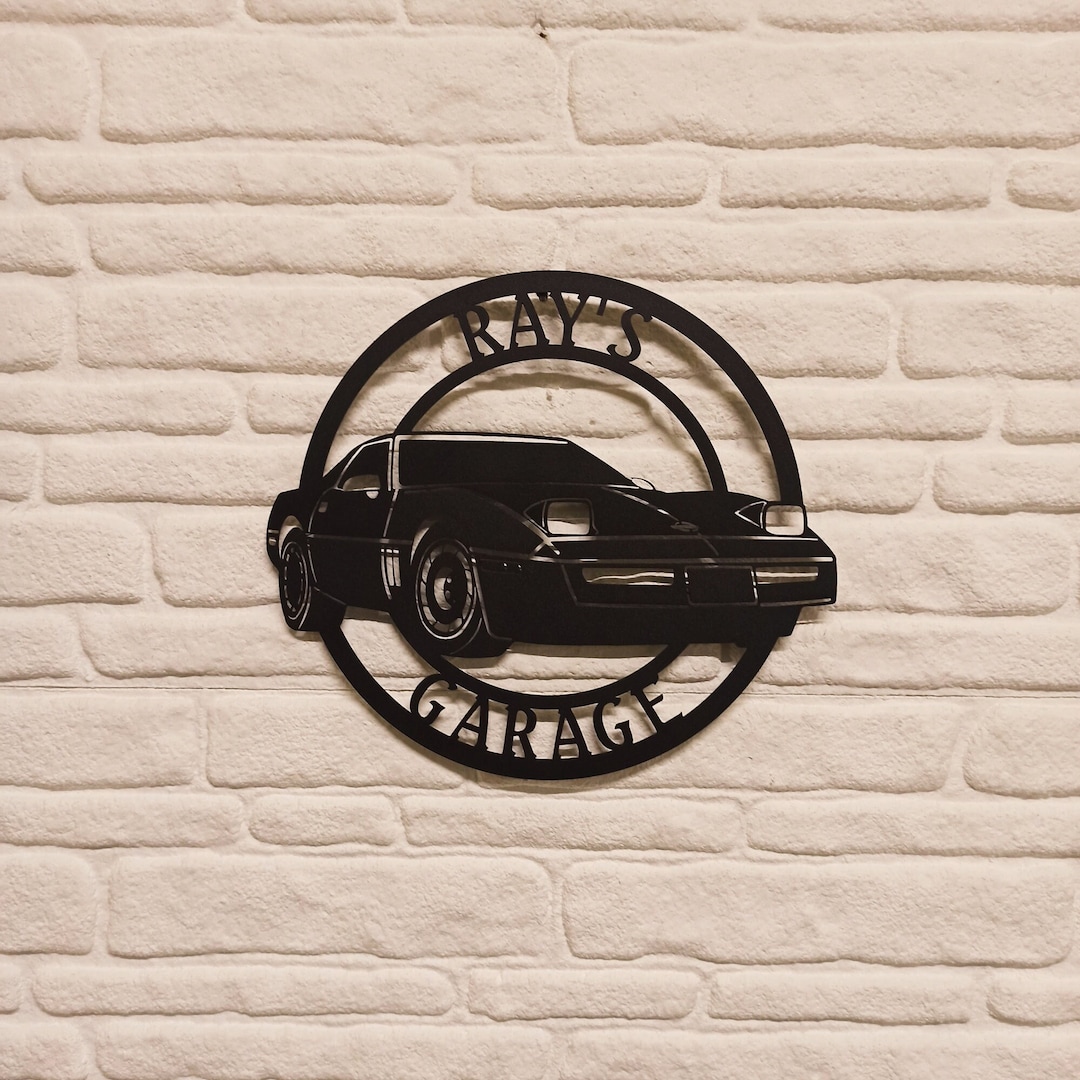 Corvette C4 Metal Sign , Custom Classic Corvette Wall Sign , Corvette ...