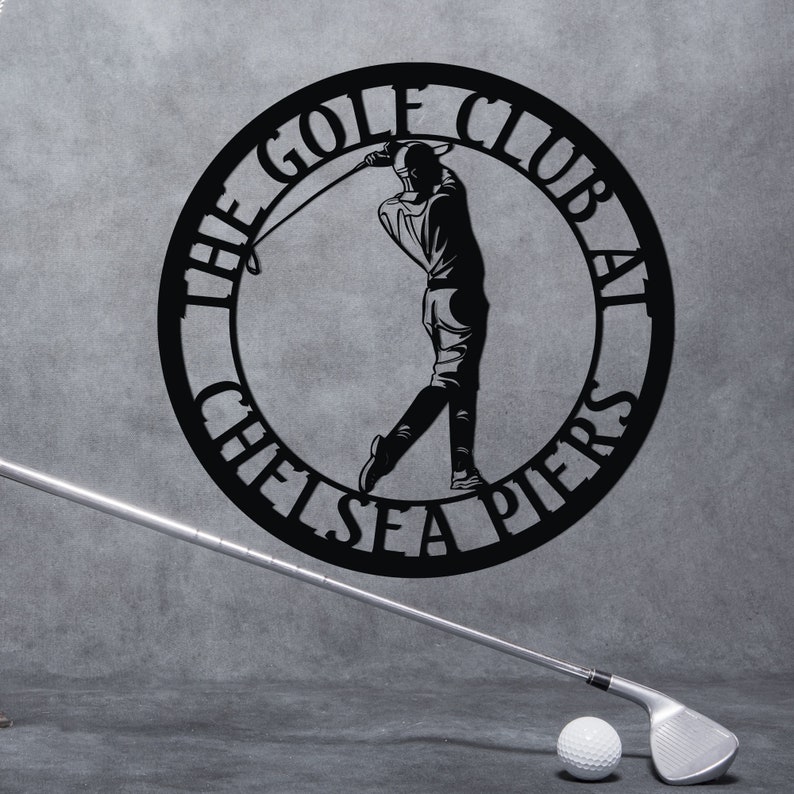 Personalized Golf Sign Personalized Golf Decor Golf Wall | Etsy