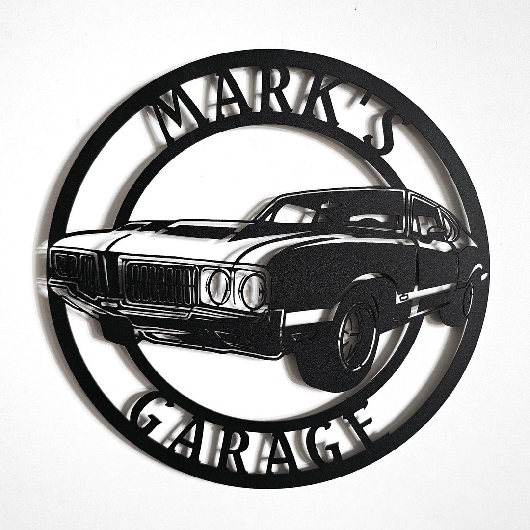 1970 Oldsmobile 442 Metal Garage Sign: Car Wall Art - Etsy