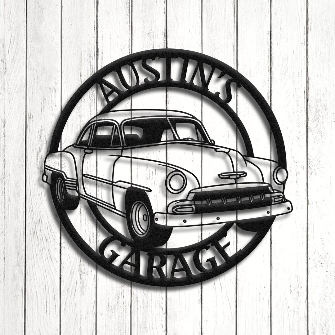 1952 Styleline Deluxe Hot Rod Sign: Garage Decor - Etsy