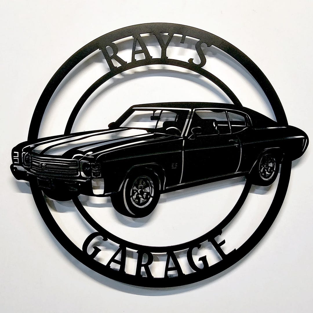 1971 Chevy Chevelle SS Sign, Chevelle Art, Car Sign, Chevrolet Classic ...