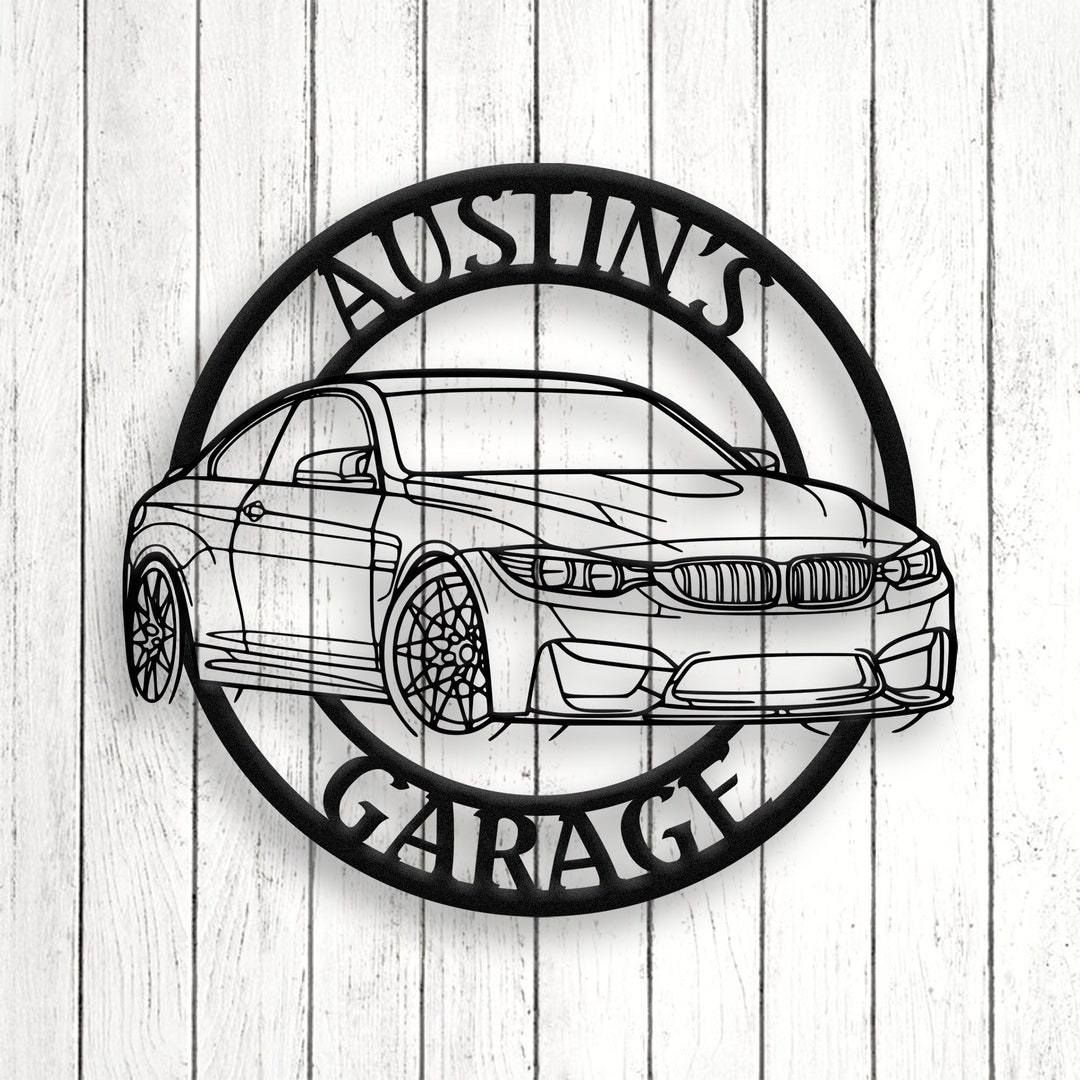 M4 F82 Metal Sign, M4 Sign, Bmw Garage, Bmw Wall Art, Bmw Accessories ...