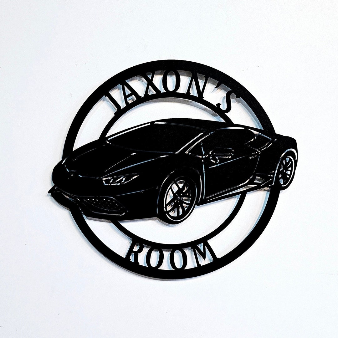 Lamborghini Huracan Metal Wall Art, Lamborghini Sign, Lamborghini Metal ...