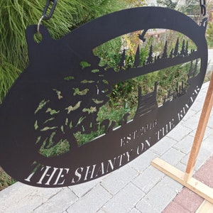 Metal Lake Sign , Camping Lake Sign , Lake Sign Customized With Your ...