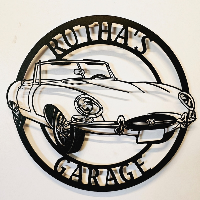 Jaguar Metal Car Signs - Etsy